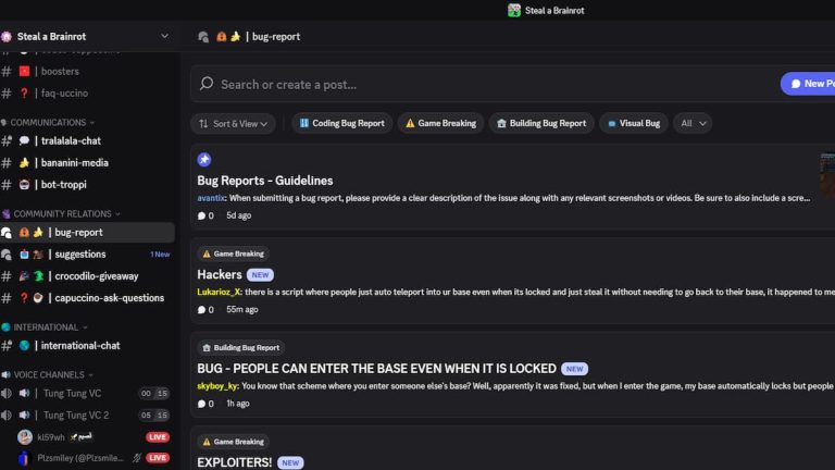 Steal A Brainrot Trello and Discord Links – Spot.Monster