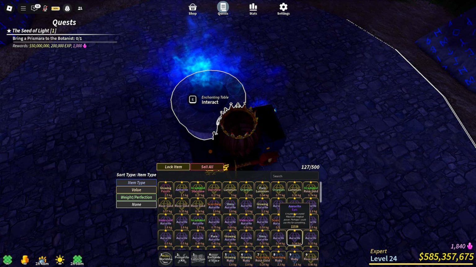 Roblox Prospecting Enchants & Tier List Guide [Volcano Update] – Spot ...