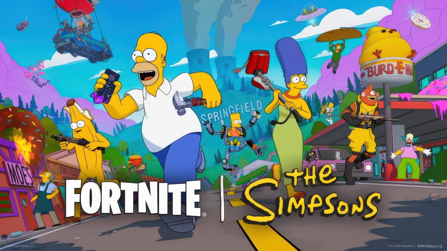 Fortnite and The Simpsons Collide in New Springfield Island – Spot.Monster